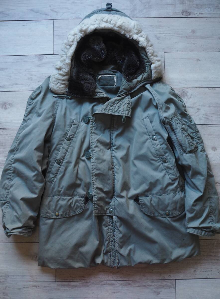 Yahoo!オークション - 米軍実物 70s TYPE N-3B AIRCREW JACKET 実寸38...
