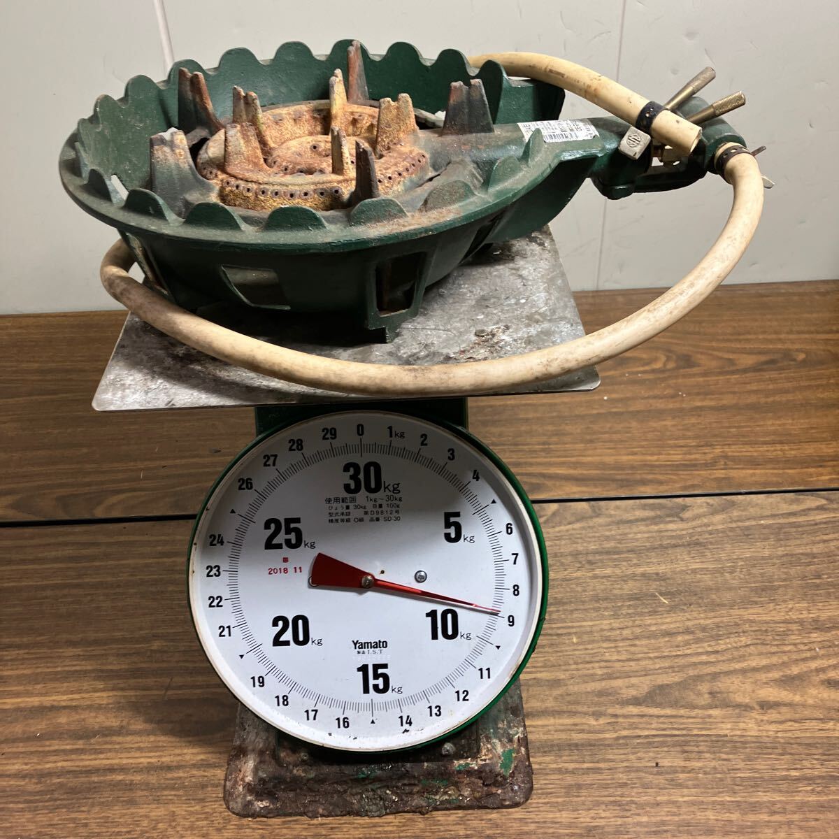 Yahoo!オークション - DAIEI 鋳物コンロ 業務用 都市ガス 中古