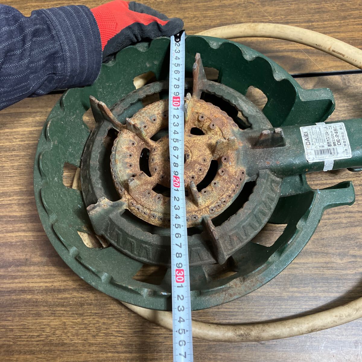 Yahoo!オークション - DAIEI 鋳物コンロ 業務用 都市ガス 中古