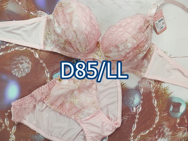 Yahoo!オークション - D85006-P D85/LL ブラ・ショーツセット ランジェ...