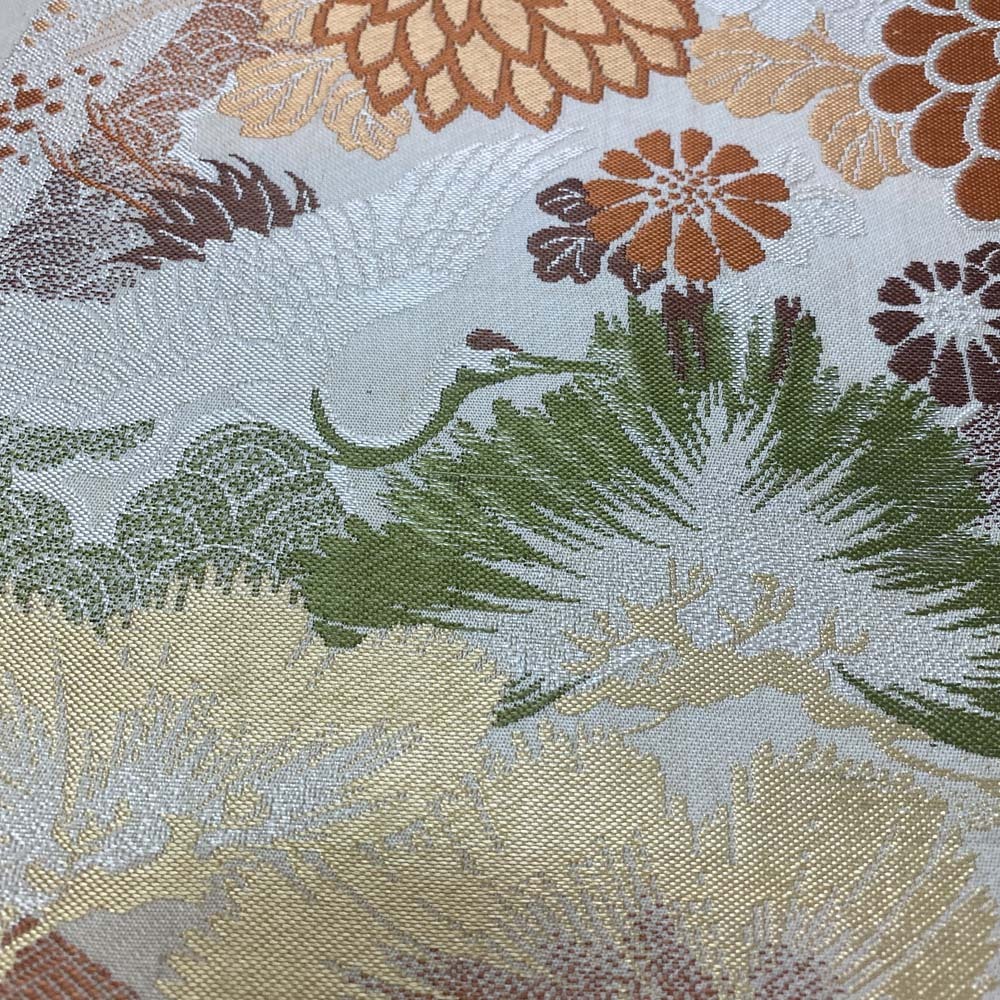 Yahoo!オークション - 丸帯 アンティーク ヴィンテージ 金帯 406cm 花...