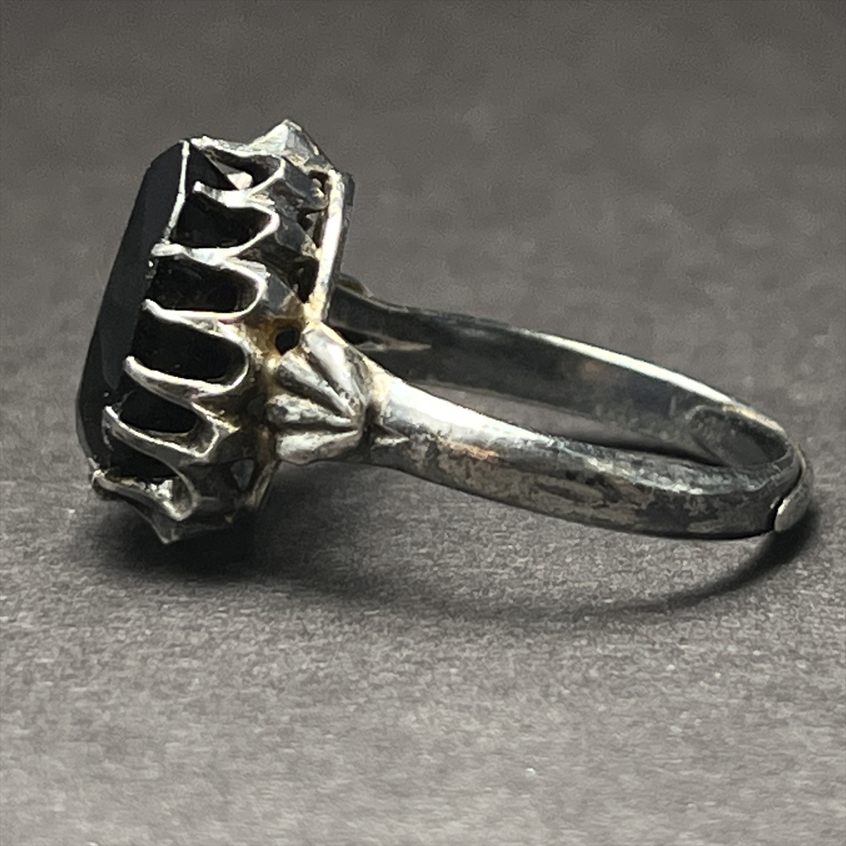Yahoo!オークション - ヴィンテージ S925 シルバー オニキス リング ...