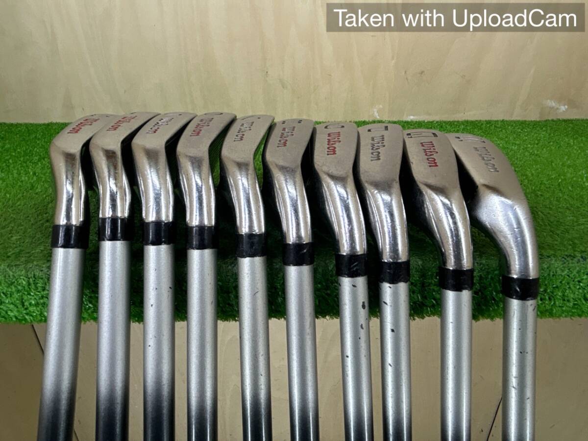 名器 Wilson Staff FS ウィルソンスタッフ 3番 9番/PW/GW/SW アイアン10本セット 純正カーボンシャフト Fat Shaft フレックス S(ウィルソン)｜売買された ...