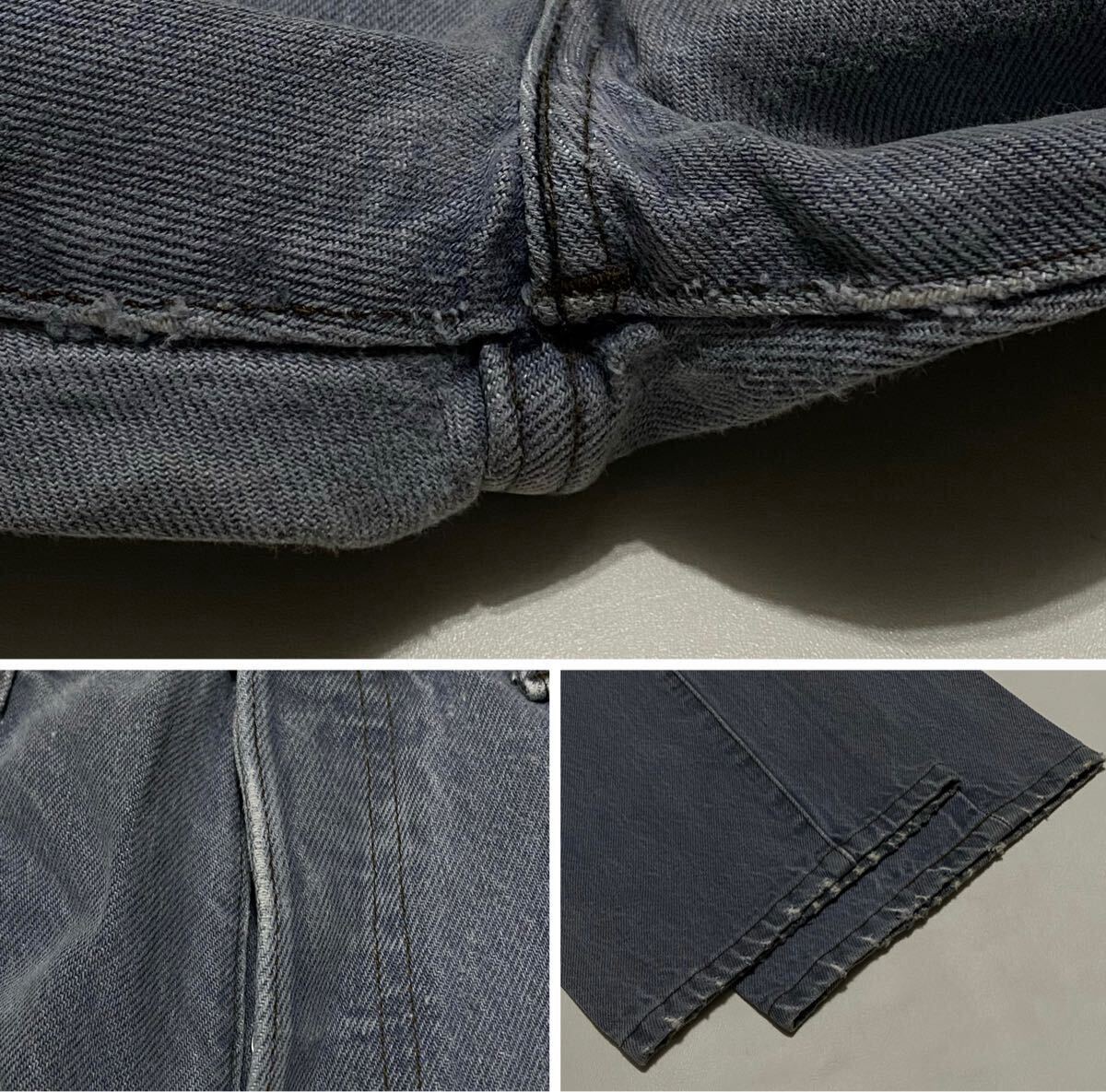80's Levi's 超レアな黒小文字 Care入り 内股シングル 501 先 80's Levi's 超レアな黒小文字 Care入り 内股シングル 501 先