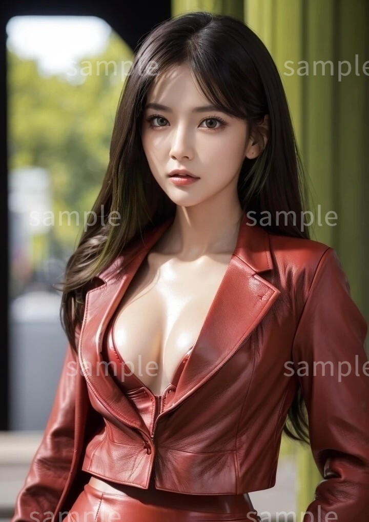 Yahoo!オークション - （6962）1点もの AI 美女 AI イラスト A4ポスタ...