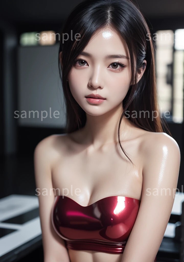 Yahoo!オークション - （7341）1点もの AI 美女 AI イラスト A4ポスタ...