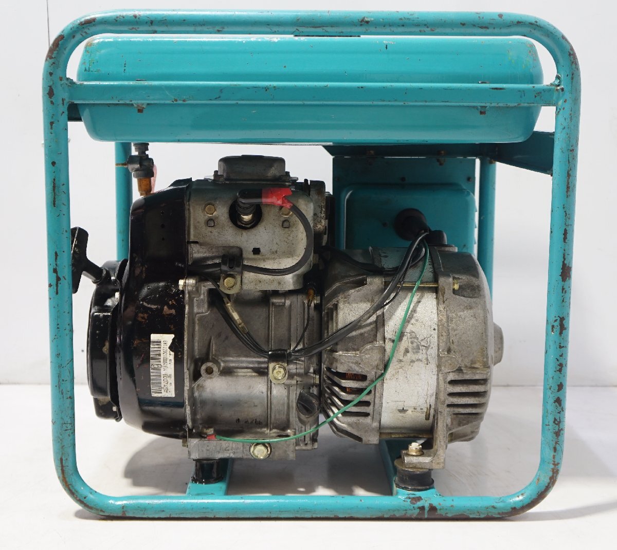 Yahoo!オークション - 西H DENYO デンヨー エンジン発電機 ニューパワ...