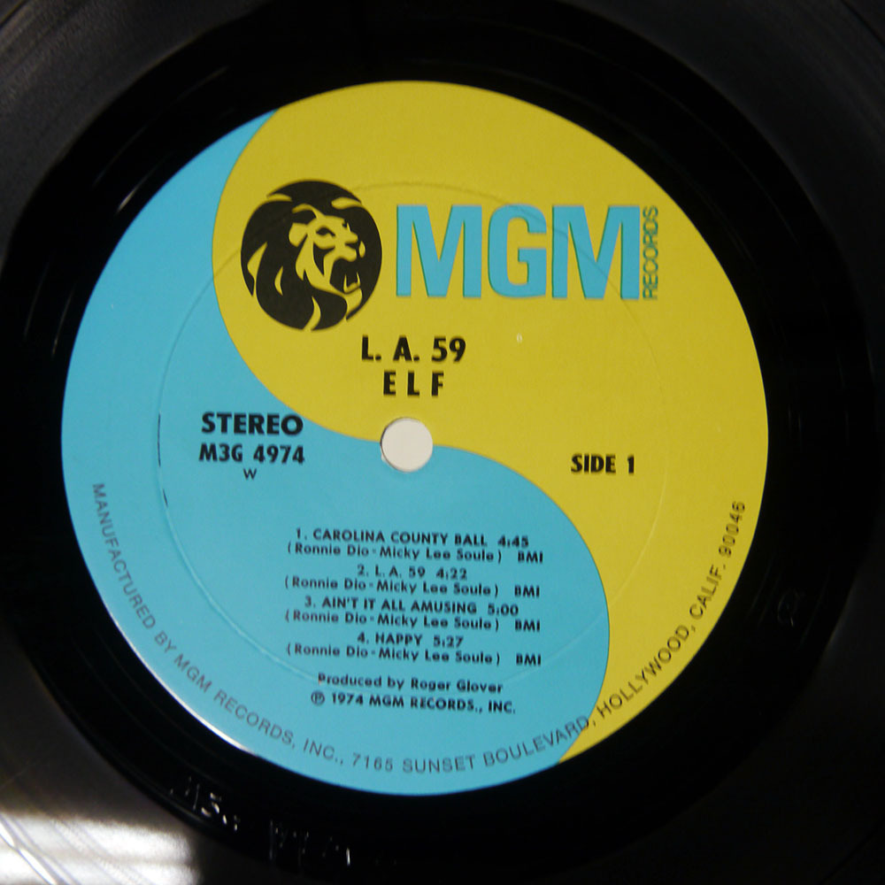 Yahoo!オークション - US盤 ELF/L.A. 59/MGM M3G4974