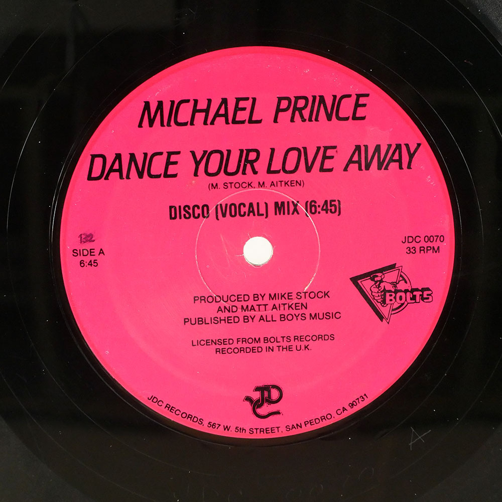 Yahoo!オークション - MICHAEL PRINCE/DANCE YOUR LOVE AWAY/JDC JDC00...