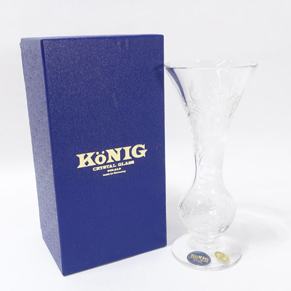 Yahoo!オークション - KONIG ケニッヒ・クリスタル 花器 ケニッヒ・ク...