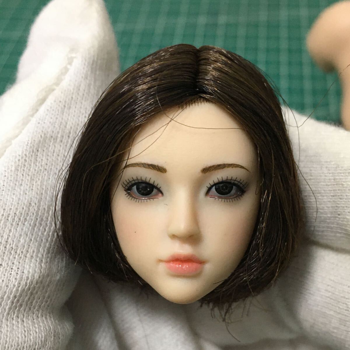 Yahoo!オークション - B71 1/6 フィギュア ヘッド 女性ヘッド 植毛タイ...