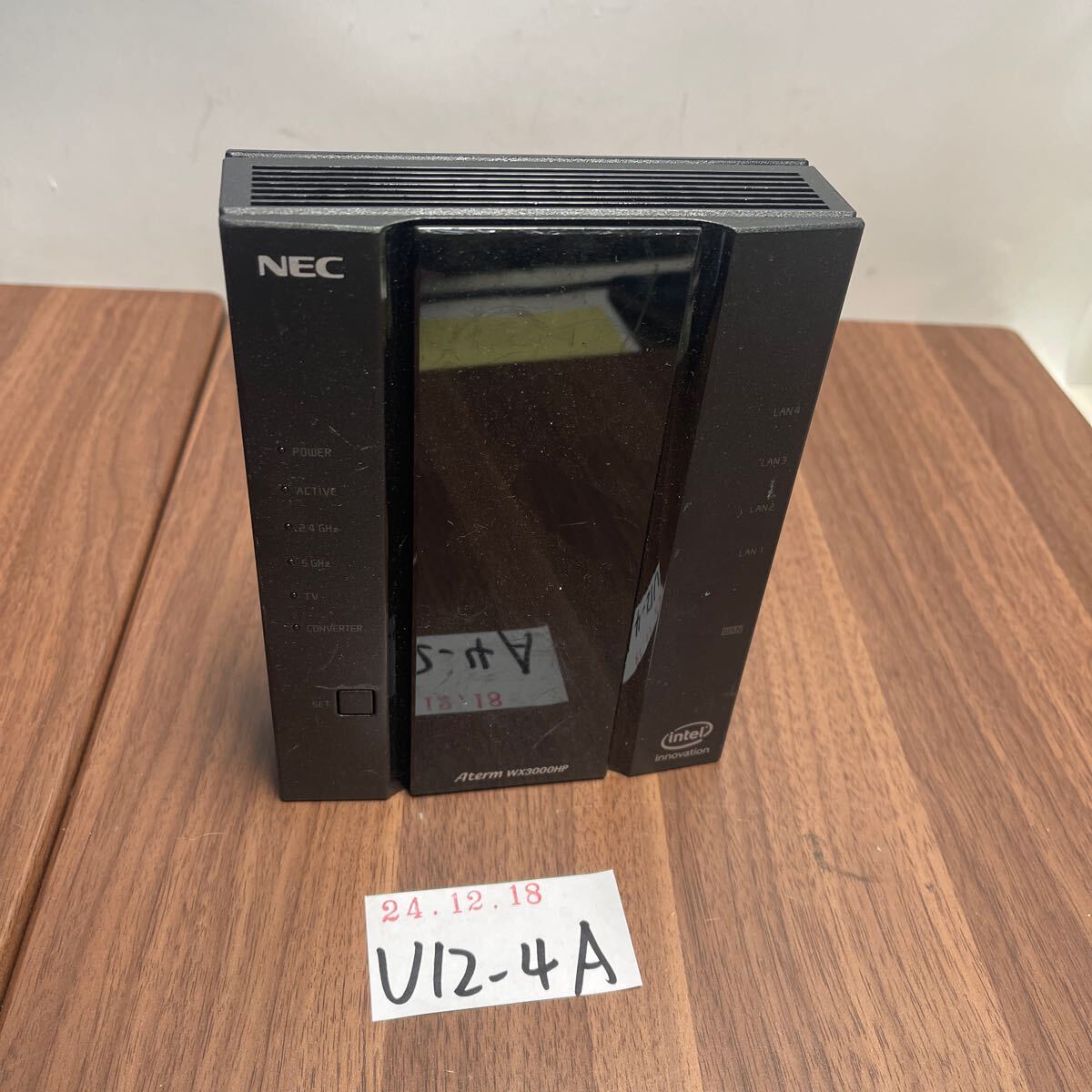 U12_4A NEC Wifiルーター Aterm WX3000HP 電源アダプター無し 本体のみ 241218(無線LAN)｜売買されたオークション情報、yahooの商品情報をアーカイブ公開 ...