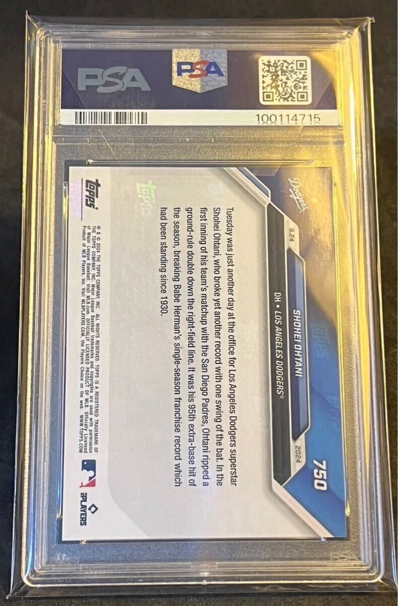 PSA10 2024 TOPPS NOWSHOHEI OHTANI 大谷翔平 Dodgers フュージョンポーズ auto 無し(Topps)｜売買されたオークション情報、yahooの商品情報 ...