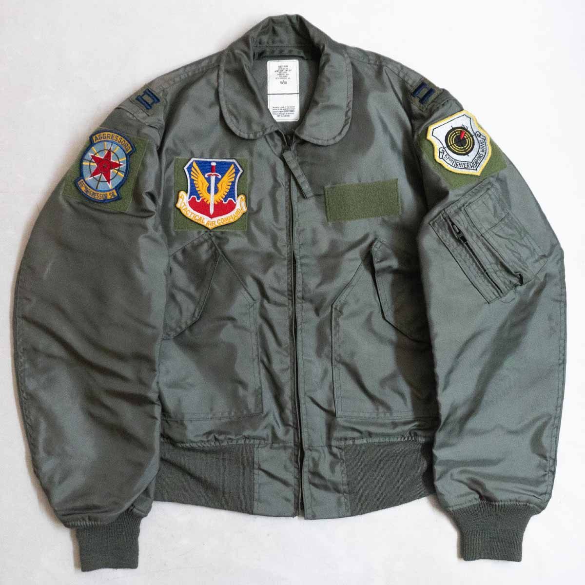 雰囲気抜群/90s US ARMY USAF CWU-36/P M フライトジャケット ミリタリー 米軍 古着 ヴィンテージ 2412208(Mサイズ)｜売買されたオークション情報、yahoo ...