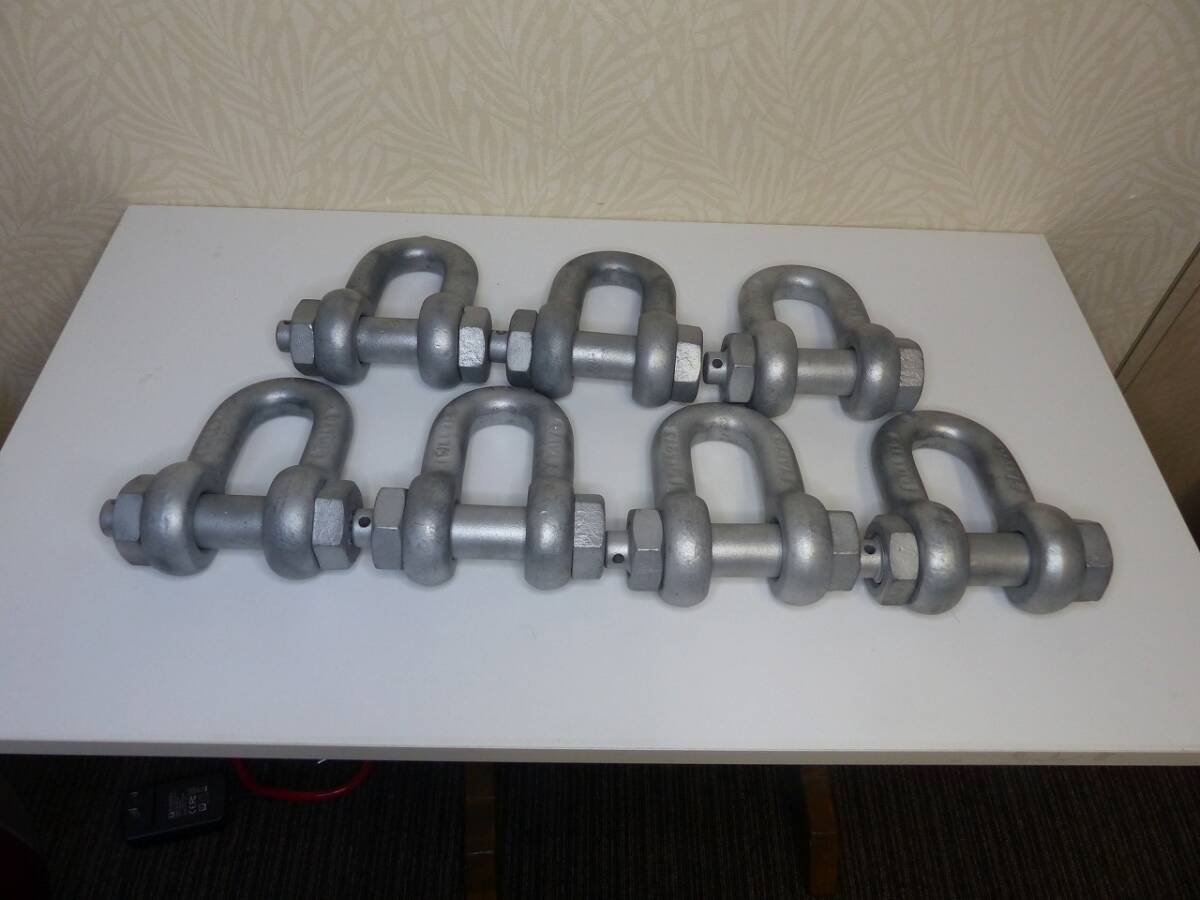 Yahoo!オークション - 大洋製器 JISシャックル 呼び20 2.5t ドブメッキ...