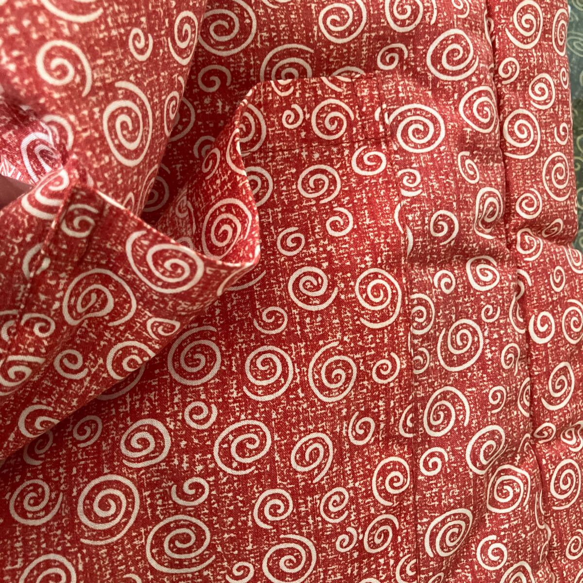 Yahoo!オークション - c236 80 未使用 ちゃんちゃんこ 赤 緑 2枚 まと...