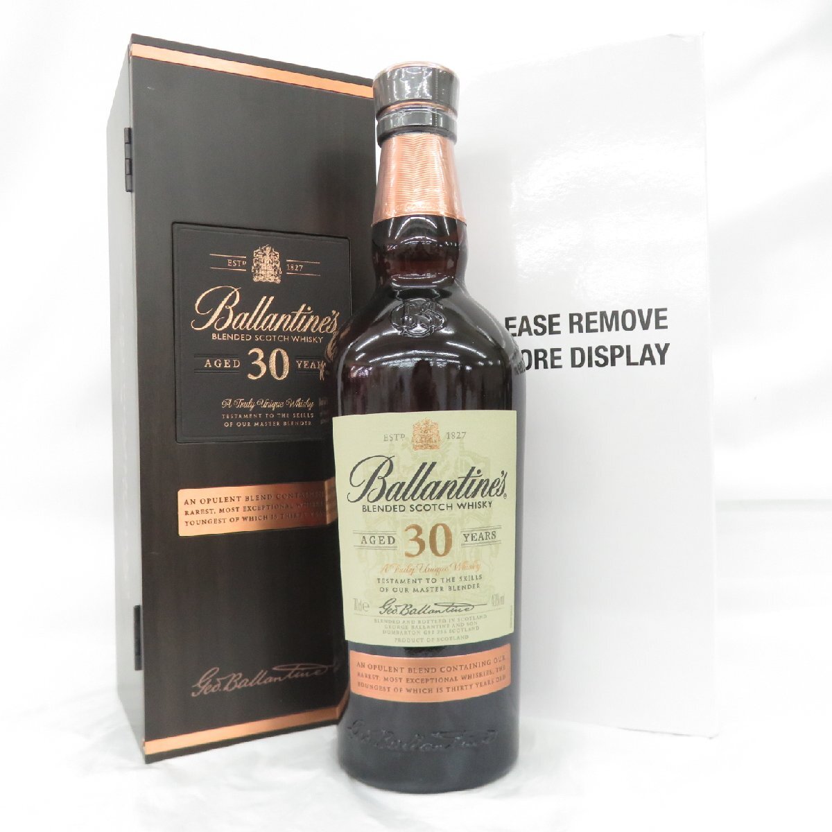 未開栓 Ballantine's バランタイン 30年 ブレンデッド ウイスキー 700ml 40％ 箱付 11732072 1205(スコッチ)｜売買されたオークション情報、yahooの商品 ...