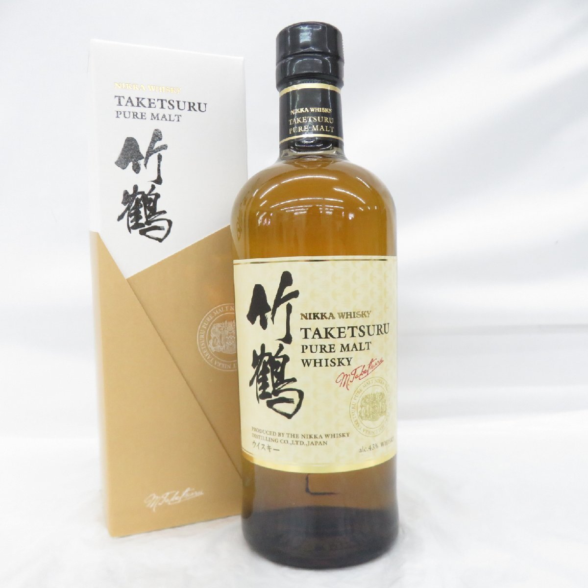 1円 未開栓 NIKKA ニッカ 竹鶴 ピュアモルト 海外向けラベル ウイスキー 700ml 43％ 箱付 11735998 1209(日本)｜売買されたオークション情報、yahooの商品情報 ...