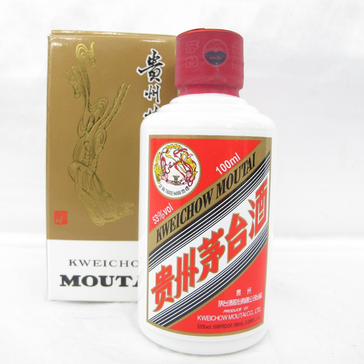 Yahoo!オークション - 【未開栓】貴州茅台酒 マオタイ酒 天女ラベル 20...