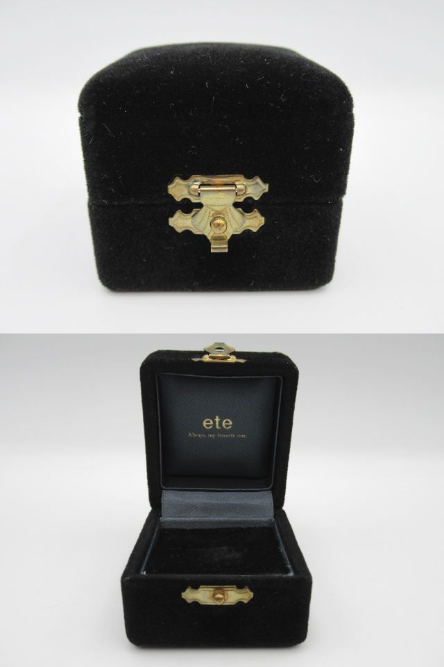 Yahoo!オークション - 良品 ete エテ K10 刻印 PG ピンクゴールド 1P ...