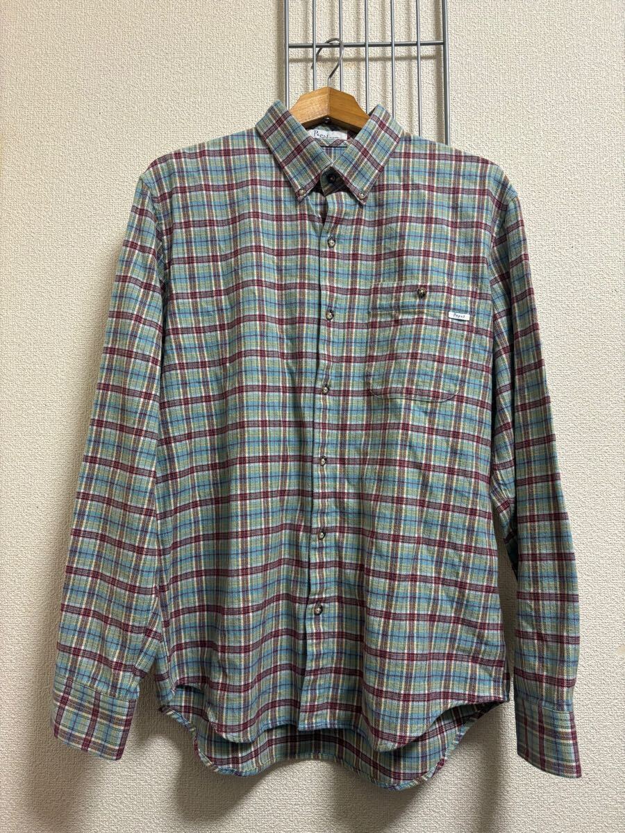Papas パパス ネルシャツ 長袖 チェック M 0241220-817(パパス)｜売買されたオークション情報、yahooの商品情報をアーカイブ公開 - オークファン（aucfan.com）