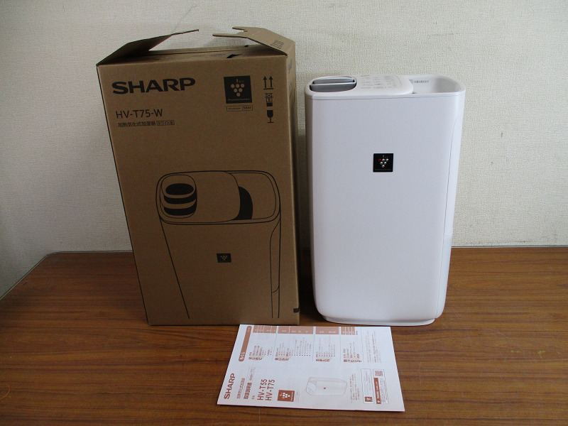 Yahoo!オークション - 【Y12/G】美品 SHARP シャープ 加熱気化式加湿器...