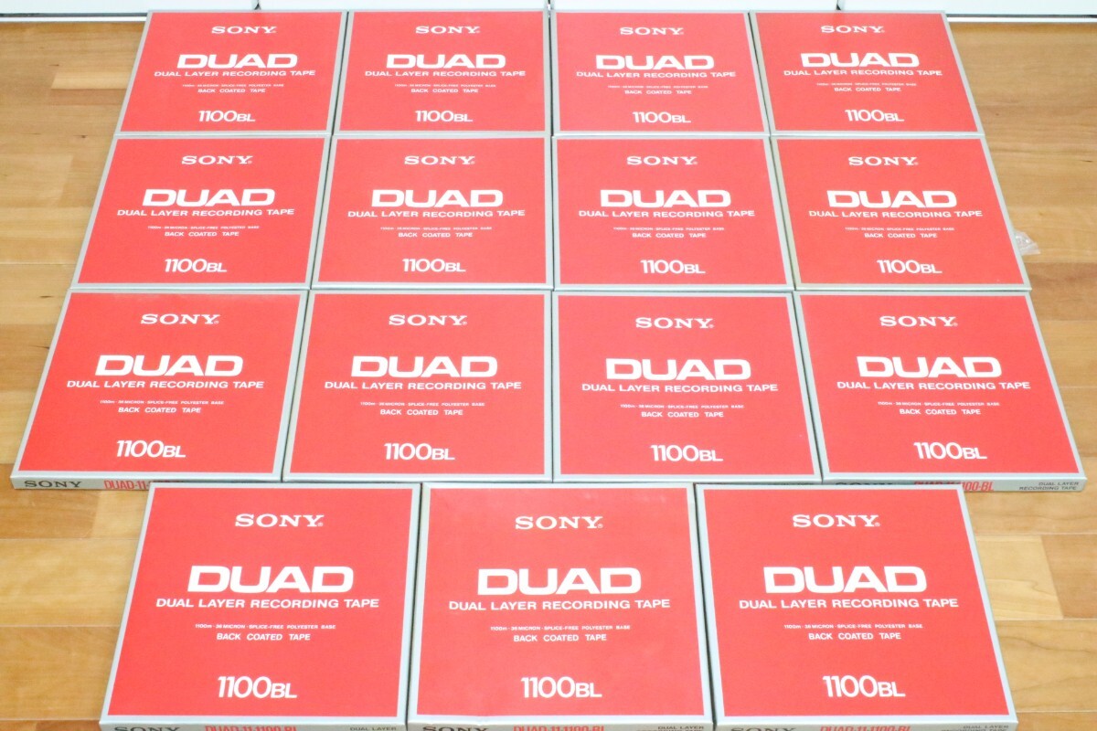 Yahoo!オークション - 15本セット SONY DUAD オープンリールテープ DUA...