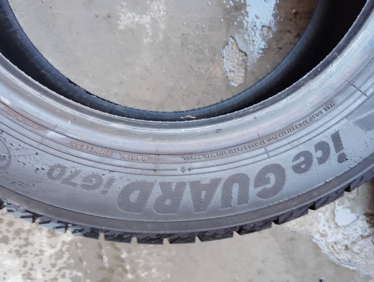 Yahoo!オークション - 215/55R17 22年製 スタッドレス YOKOHAMA iceGUA...