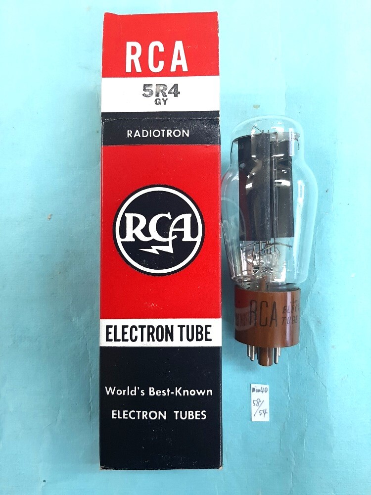 Yahoo!オークション - 即決あり 未使用品 赤黒元箱 5R4GY RCA 1本