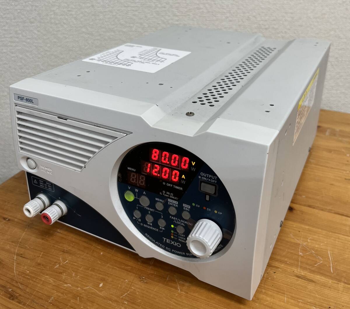 Yahoo!オークション - フレキシブルレンジ直流安定化電源 TEXIO PSF-8...