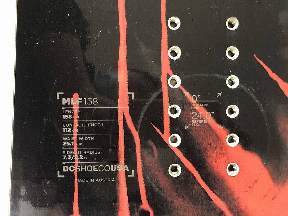 Yahoo!オークション - DC ディーシー MLF スノーボード 全長158cm 直接...