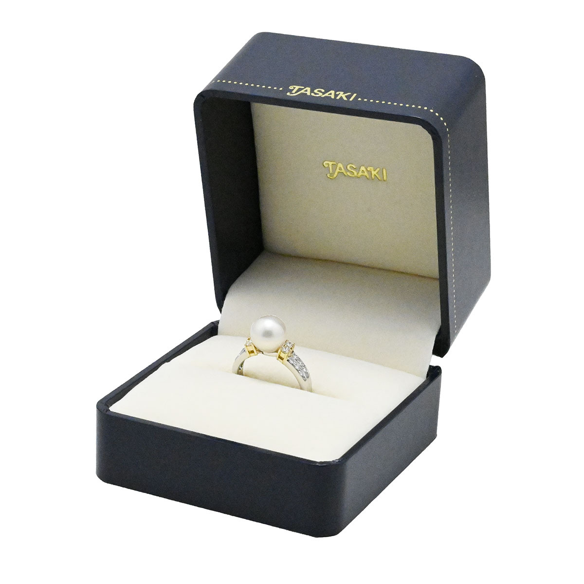 Yahoo!オークション - タサキ TASAKI K18YG イエローゴールド PT900 プ...