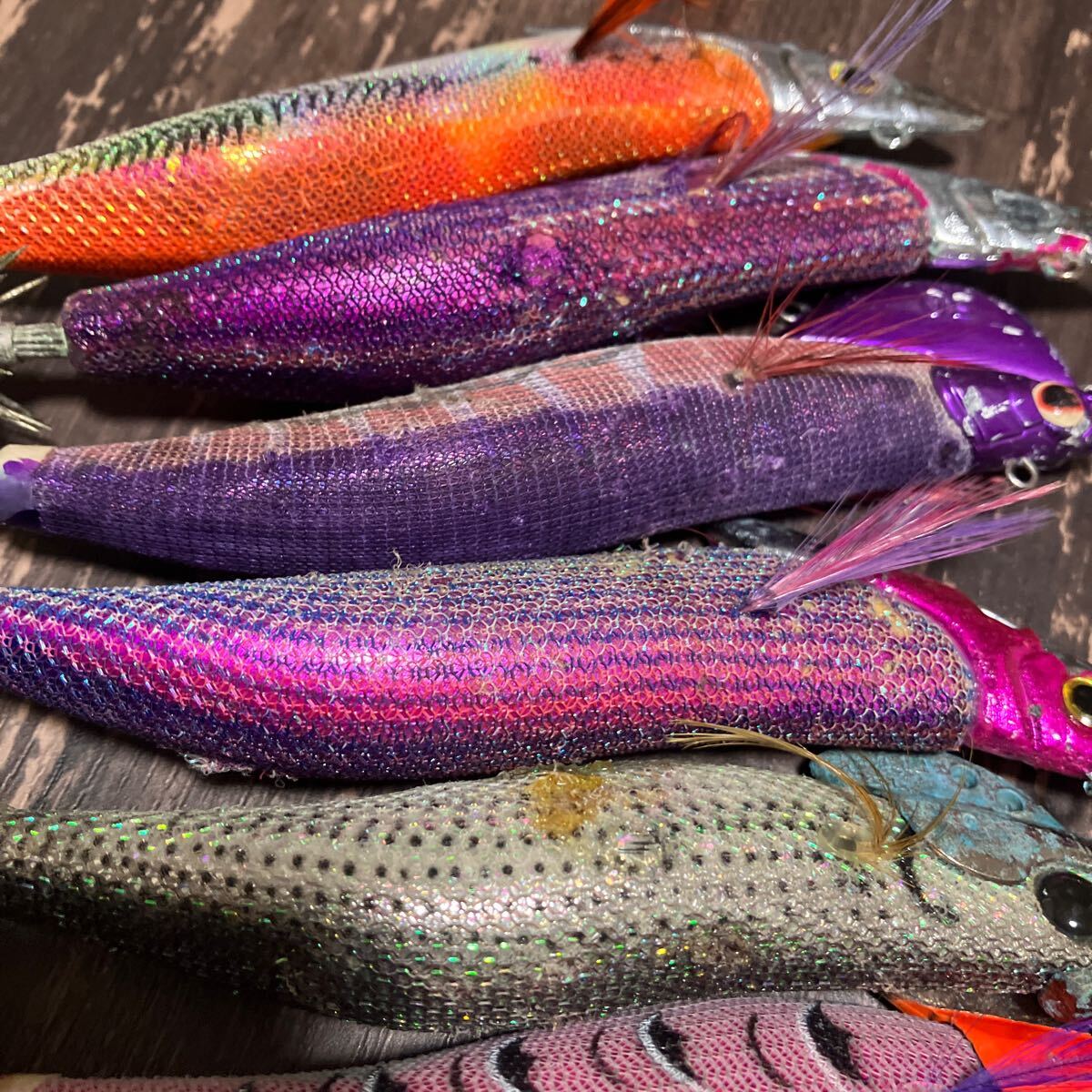 Yahoo!オークション - ティップラン エギ 50g1本 40g7本 30g1本