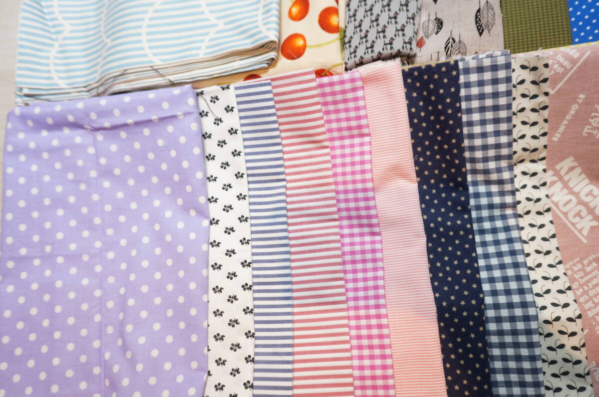 Yahoo!オークション - 【Z305-1.O】超大量 布 生地 はぎれ 約13㎏ サイ...