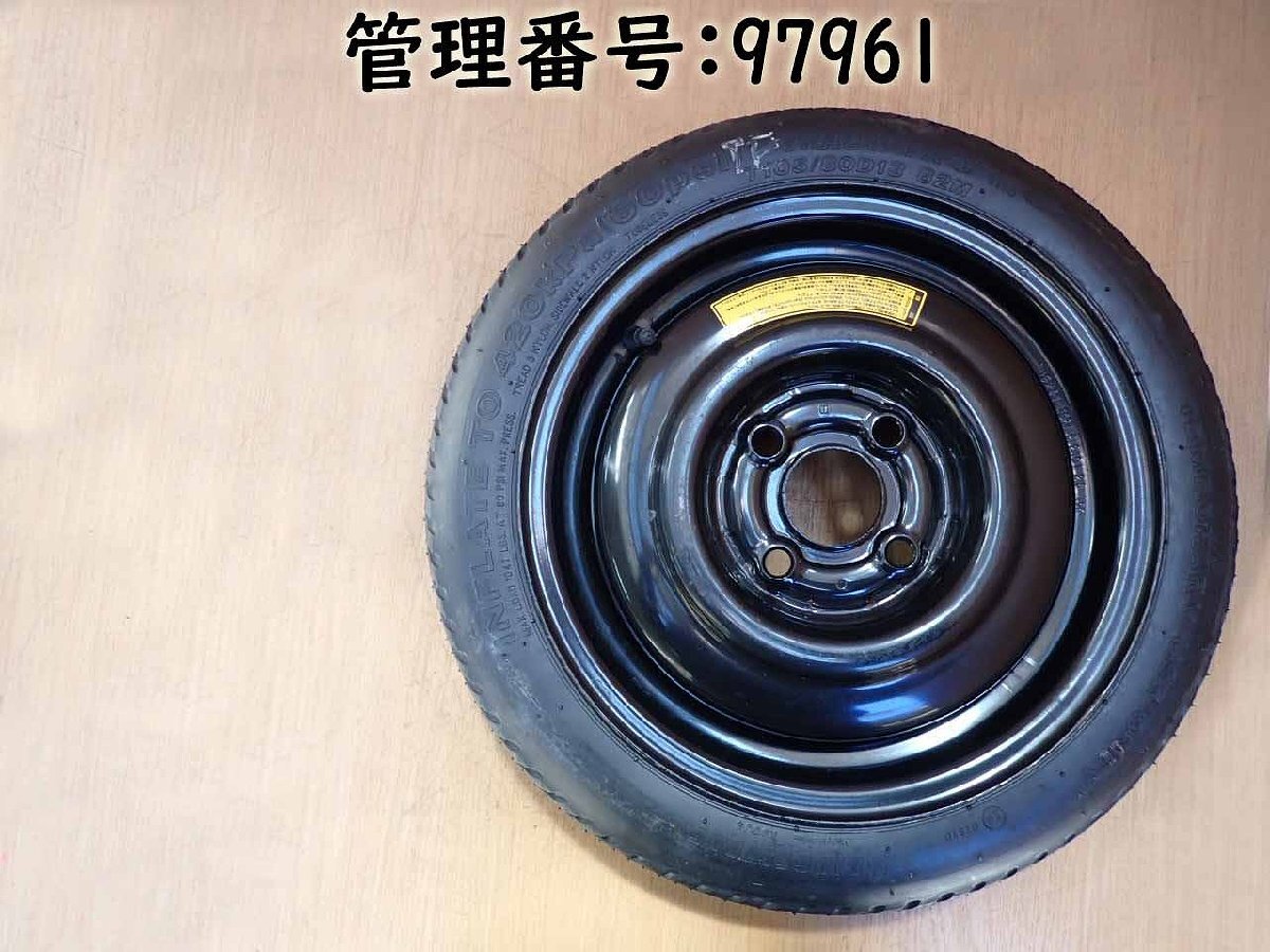 Yahoo!オークション - H13 ライフダンク JB3 T105/80D13/4穴 スペアタ...