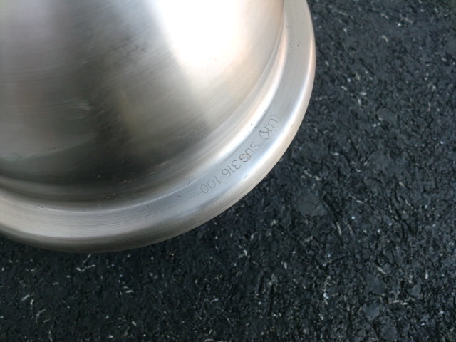 Yahoo!オークション - 宇佐美工業 フード付ガラリ U.K SUS316 100 換気...