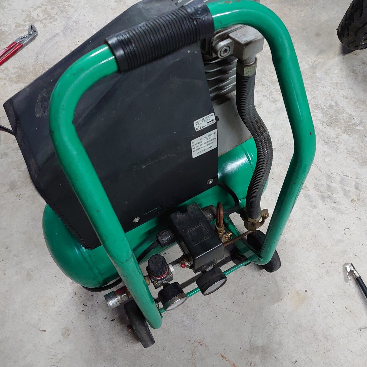 Yahoo!オークション - IKS エアーコンプレッサー AC1512 AC15-12 100V ...