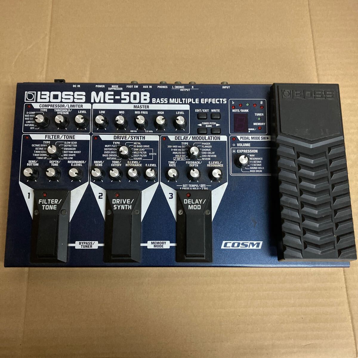 Yahoo!オークション - A031 BOSS ME-50B マルチエフェクター ベース用...