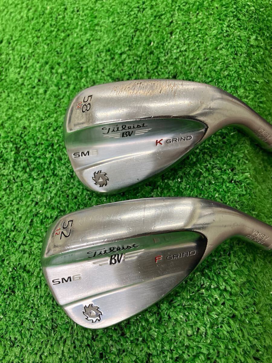 Yahoo!オークション - タイトリスト VOKEY ボーケイ ウェッジ SM6 52°...
