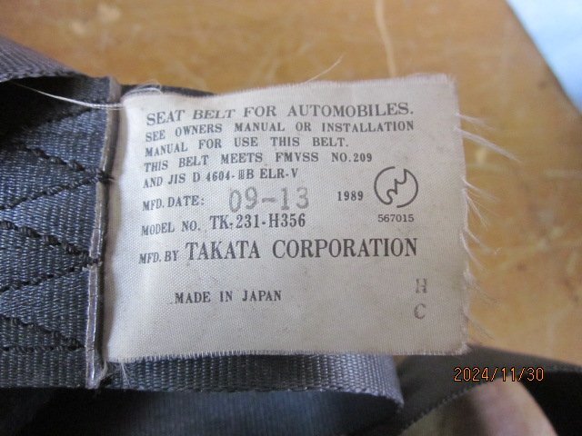 Yahoo!オークション - (0322)FC3S サバンナRX-7 フロントシートベルト
