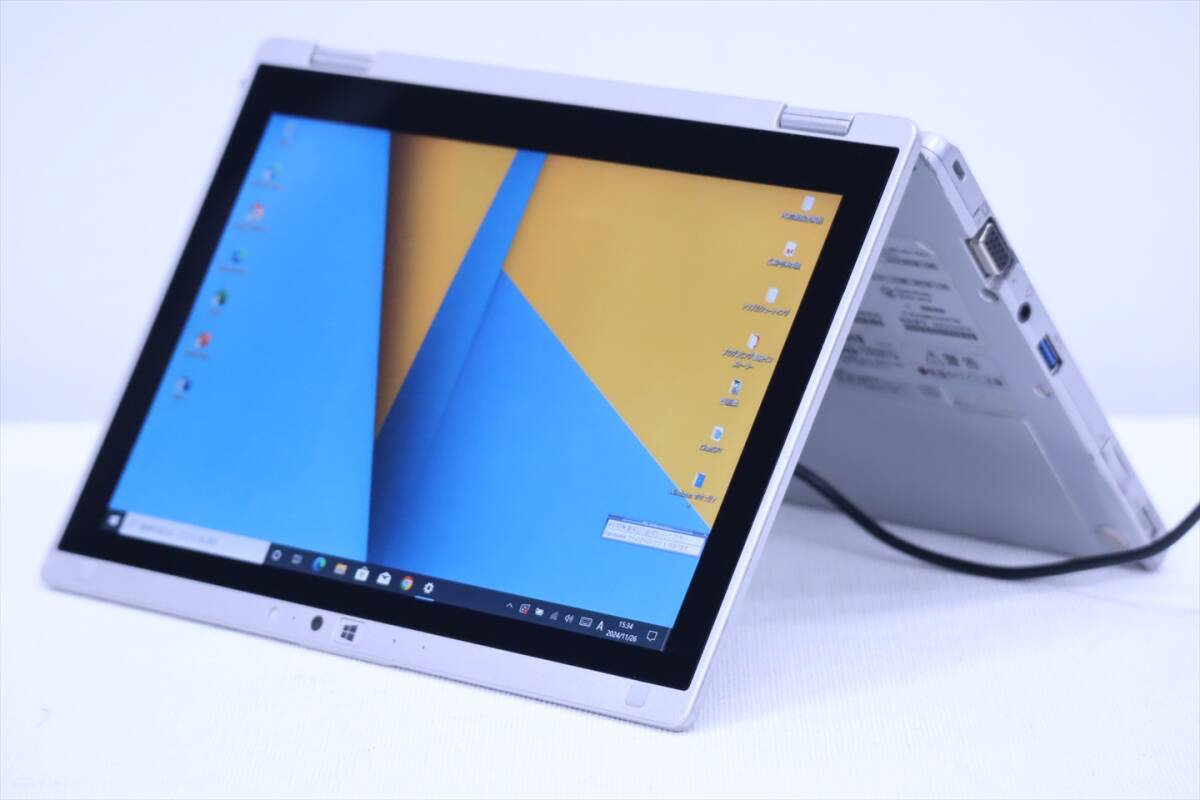 1円 Office2019 バッテリー良好 LTE 10.1インチ WUXGA タッチパネル 2in1 タブレット Let's note CF-RZ6 i5-7Y57 8G 256G ...