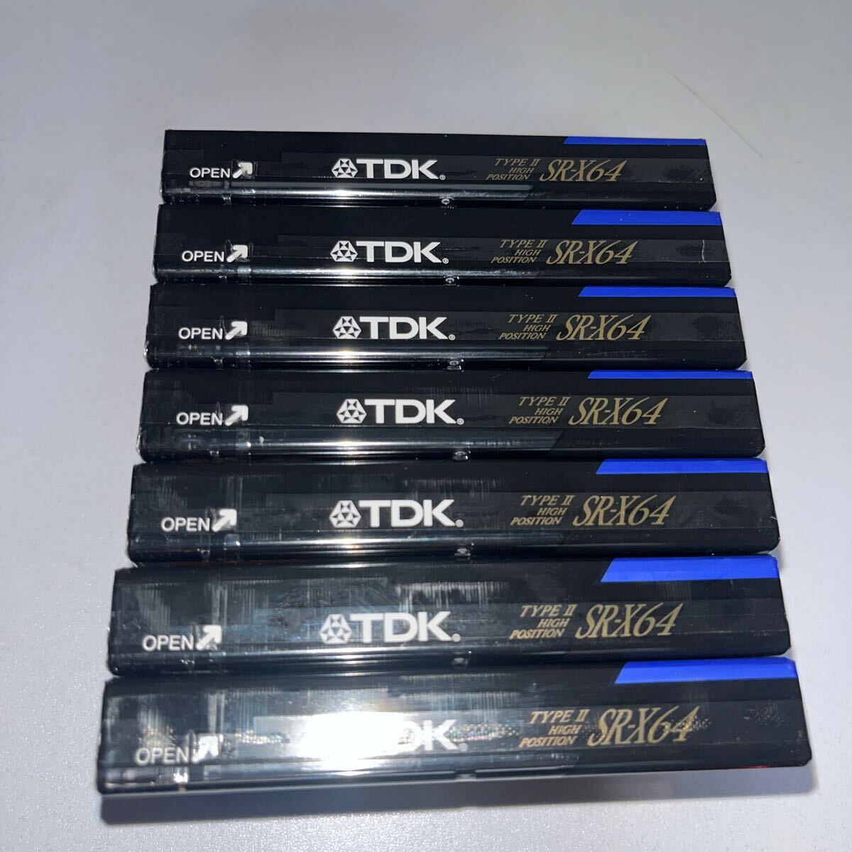 Yahoo!オークション - TDK ハイポジ SR-X 64分 未開封未使用品 7本 カ...
