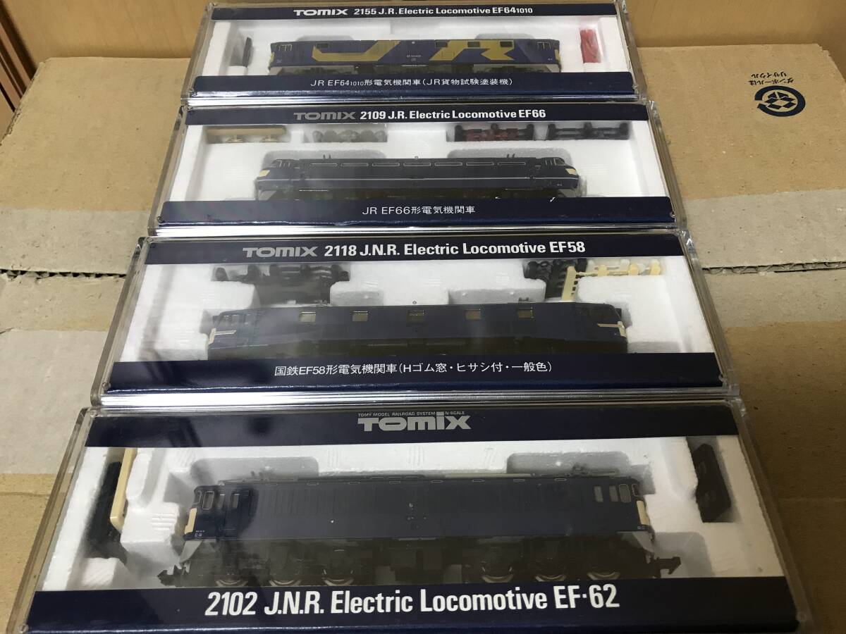 Yahoo!オークション - TOMIX 2118 国鉄EF58(Hゴム窓・ヒサシ付・一般色...