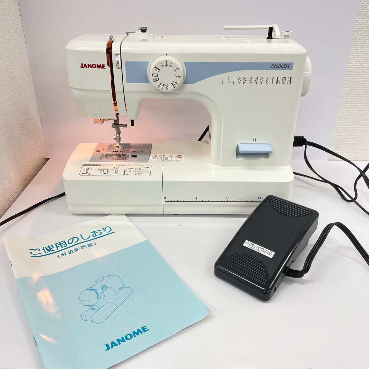 Yahoo!オークション - JANOME ジャノメ 電動 ミシン フットコントロー...