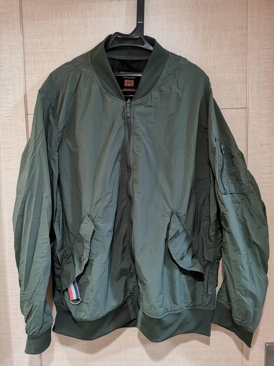 Yahoo!オークション - ワークマン MA1 カーキ グリーン XL LL EG106 レ...