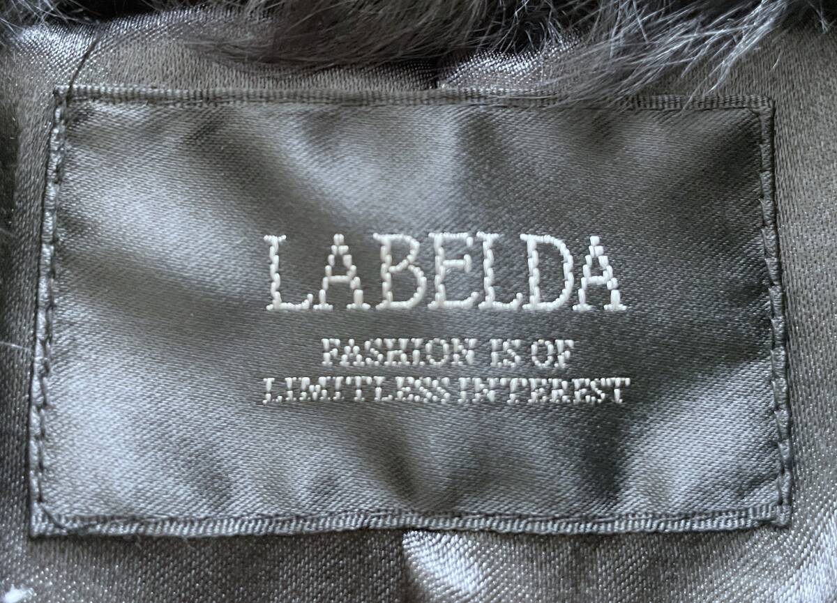Yahoo!オークション - 美品 LABELDA 羊 カルガンラムファー リアルファ...