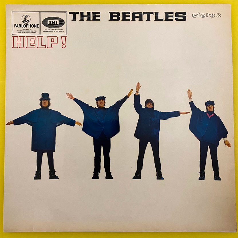 Yahoo!オークション - The Beatles「HELP 」LP UK盤 Stereo(1973年) P...
