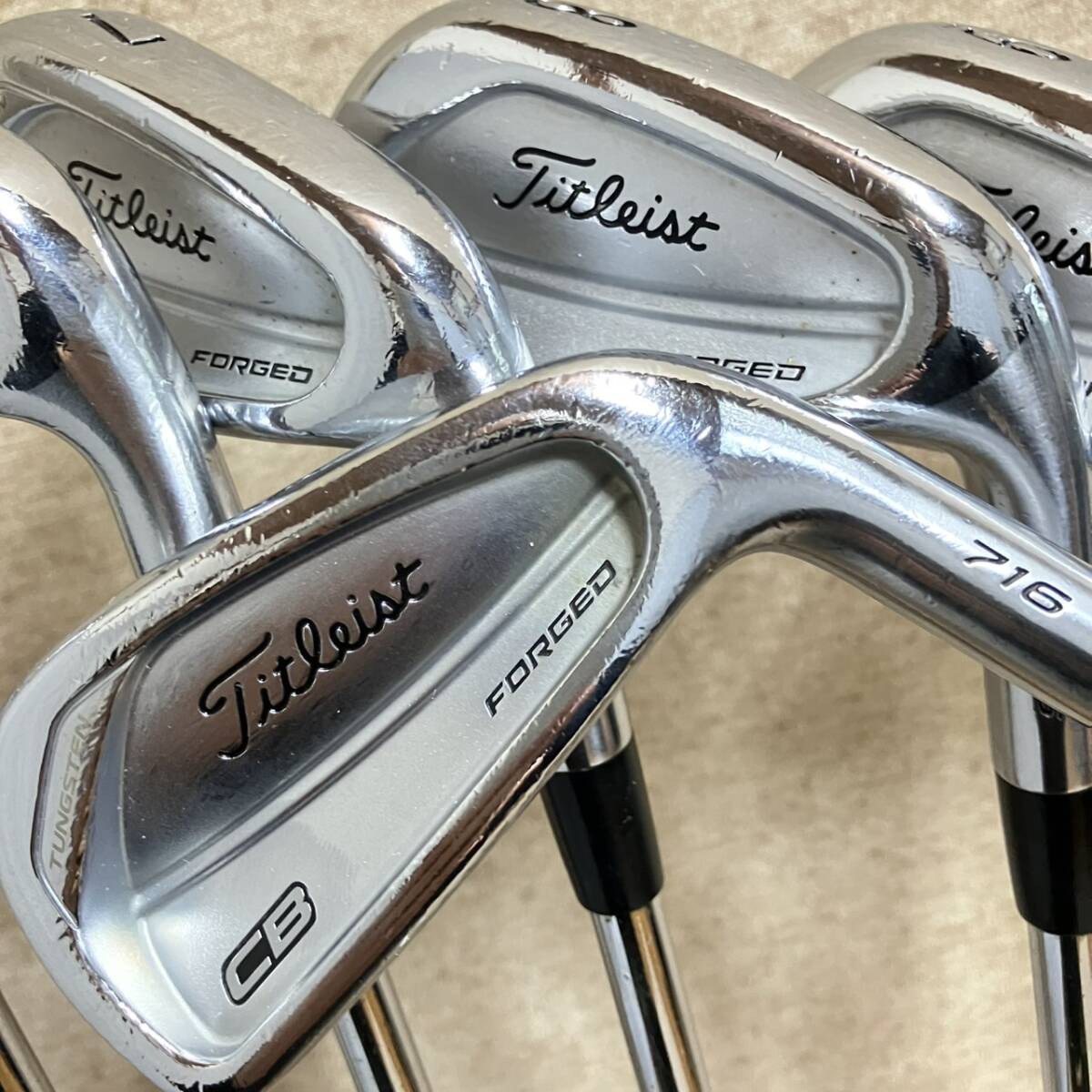 Yahoo!オークション - Titleist タイトリスト 716CB FORGED 4.5.6.7.8....