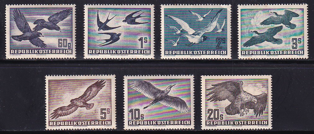 Yahoo!オークション - 53 オーストリア【未使用】＜「1950-53 SC#C54-C...