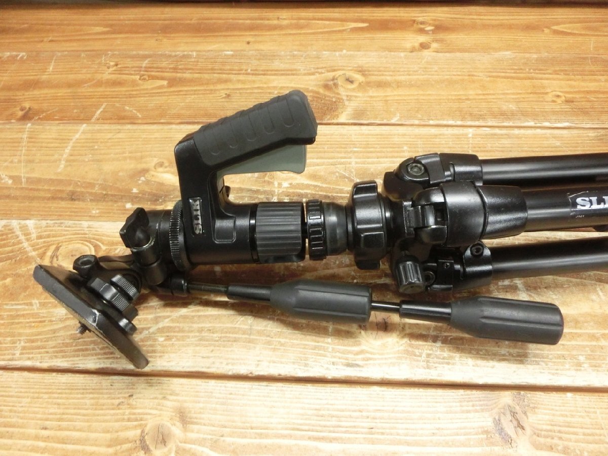 TF-0132 SLIK 三脚 エイブル ABLE 300GA ガングリップ 雲台 AF1100 LUFTDESIGN ケース付き 現状品 千円市場(三脚)｜売買されたオークション情報 ...